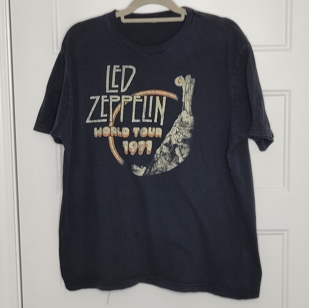 Led Zeppelin 1971 World Tour T-Shirt - Gem